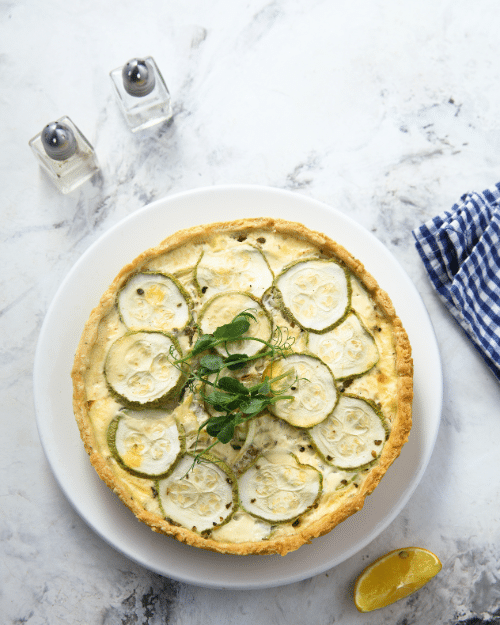 Zucchini Quiche - Aesther Cooking